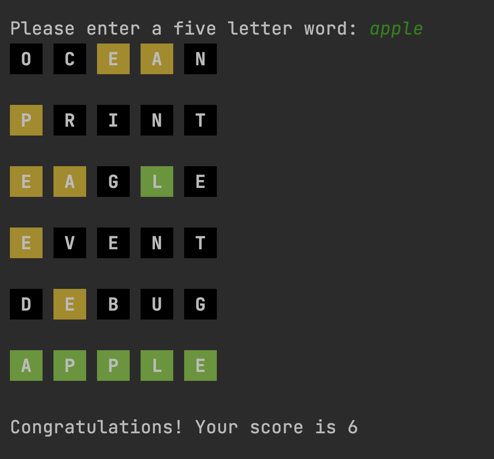 GitHub - seigo07/WordleConsole