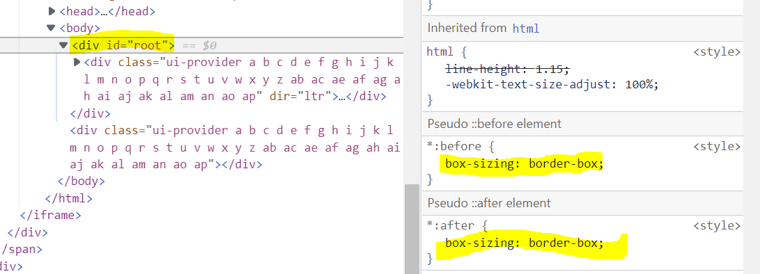 [Bug]: Northstar provider is polluting global css style by wildcard match *, *:before, *: after ...