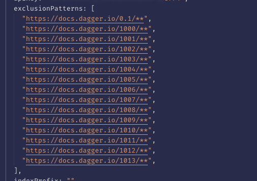 Docs search sometimes sends to old docs · Issue #4304 · dagger/dagger · GitHub