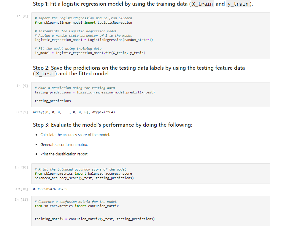GitHub - baileykayla953/credit-risk-classification-: Module 20