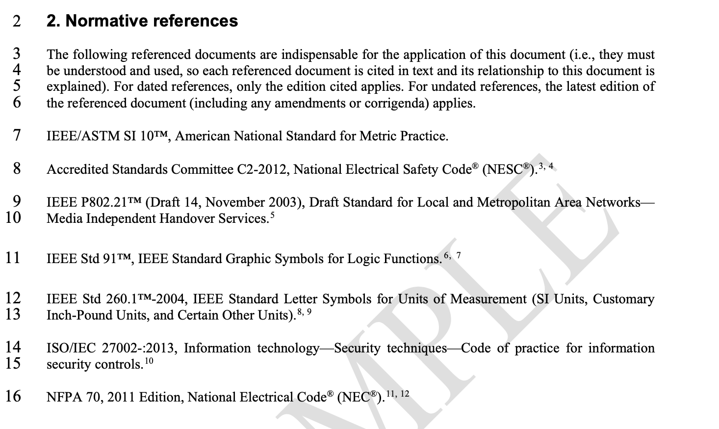(URGENT) PDF: Normative references should not be tagged with "[B1 ...
