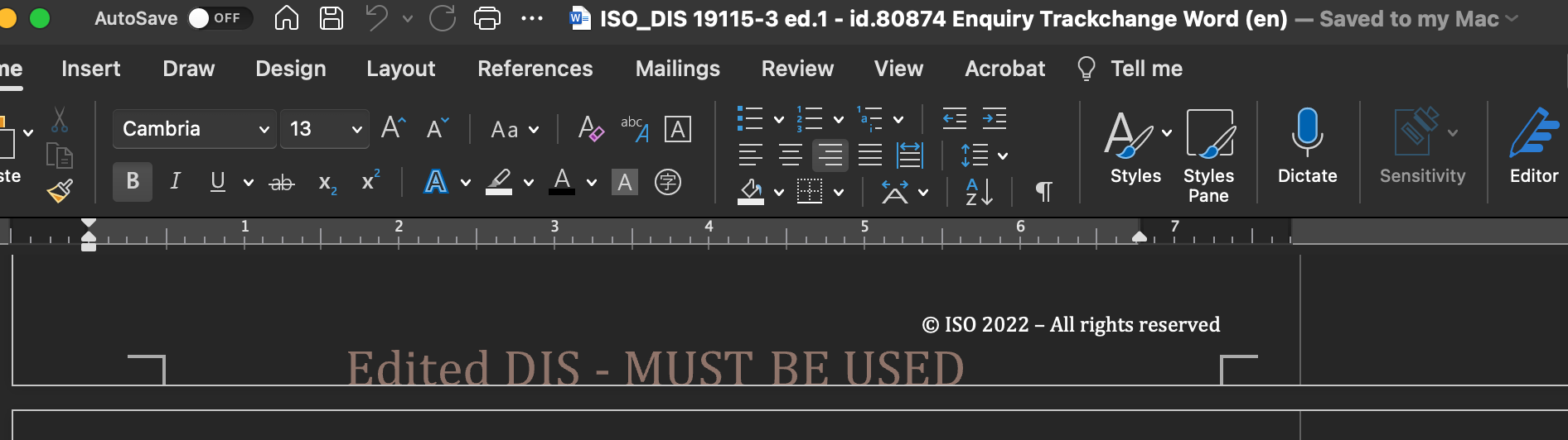 From DIS stage onwards, display ISO Editor watermark · Issue #825 ...