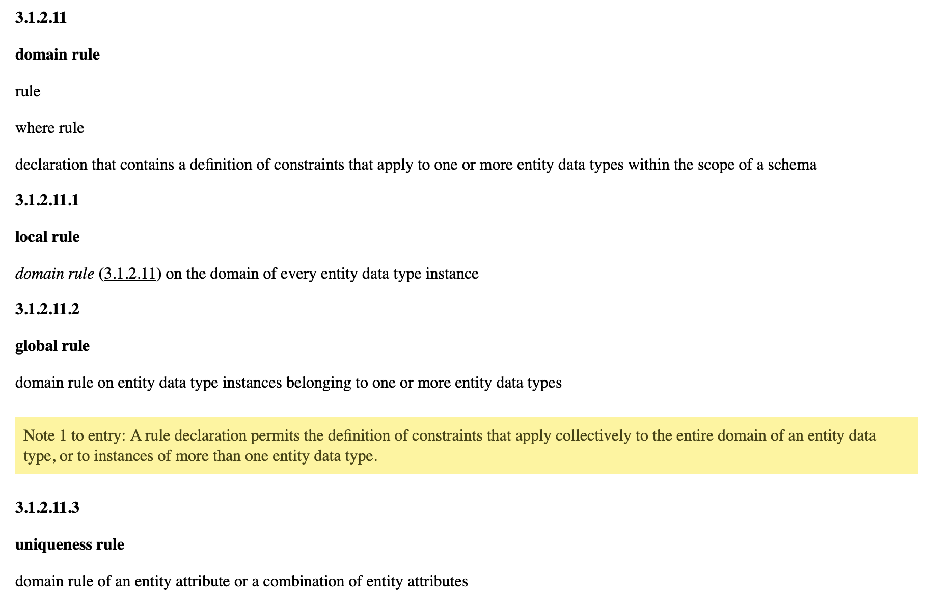 ISO 10303-2: Presentation XML: concept mentions not rendered after the first systematic order ...