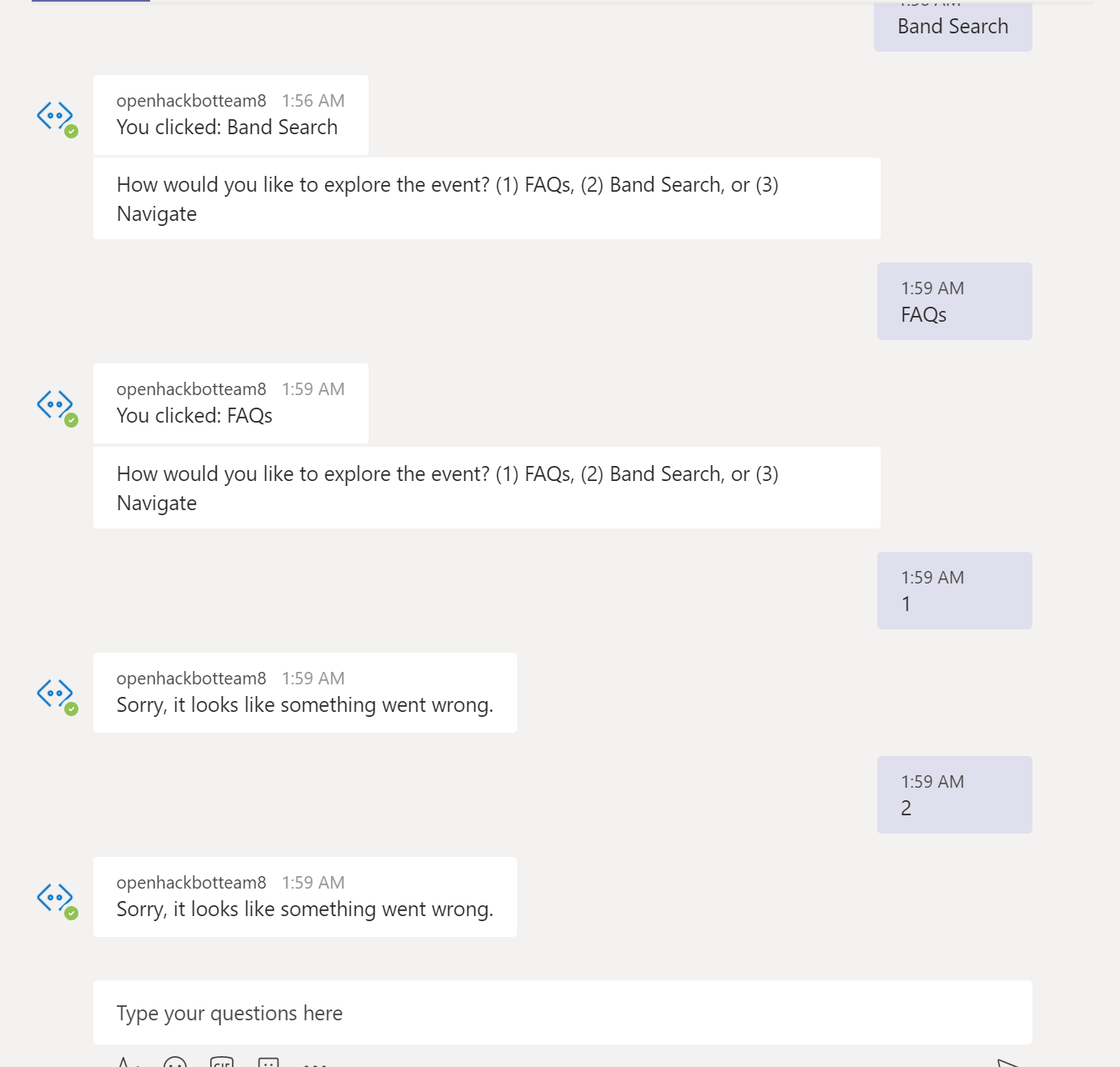 Choice Prompt selection issue on MS Team channel · Issue #1323 ...