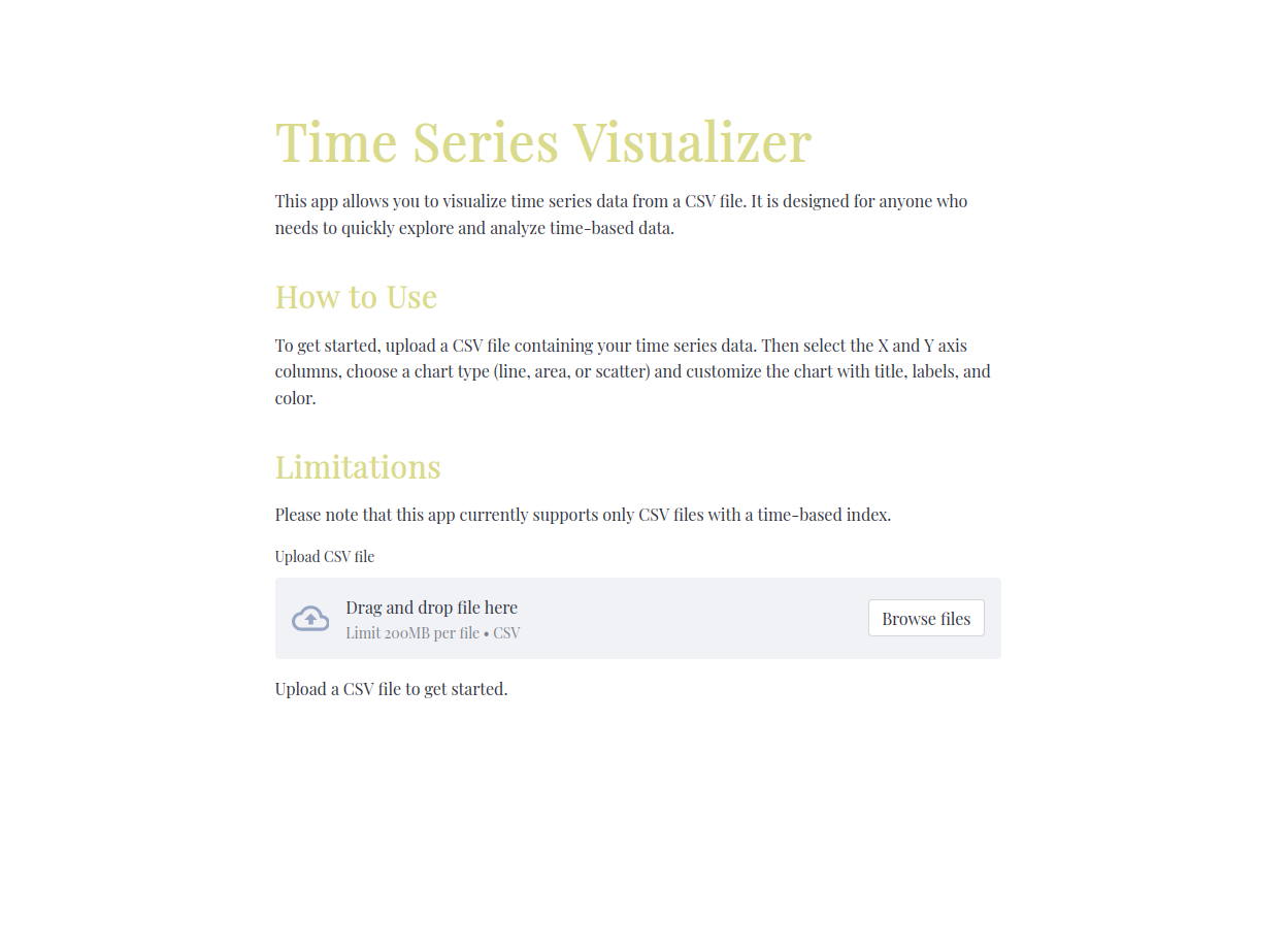 GitHub - Wajola55/Time-Series-Visualizer