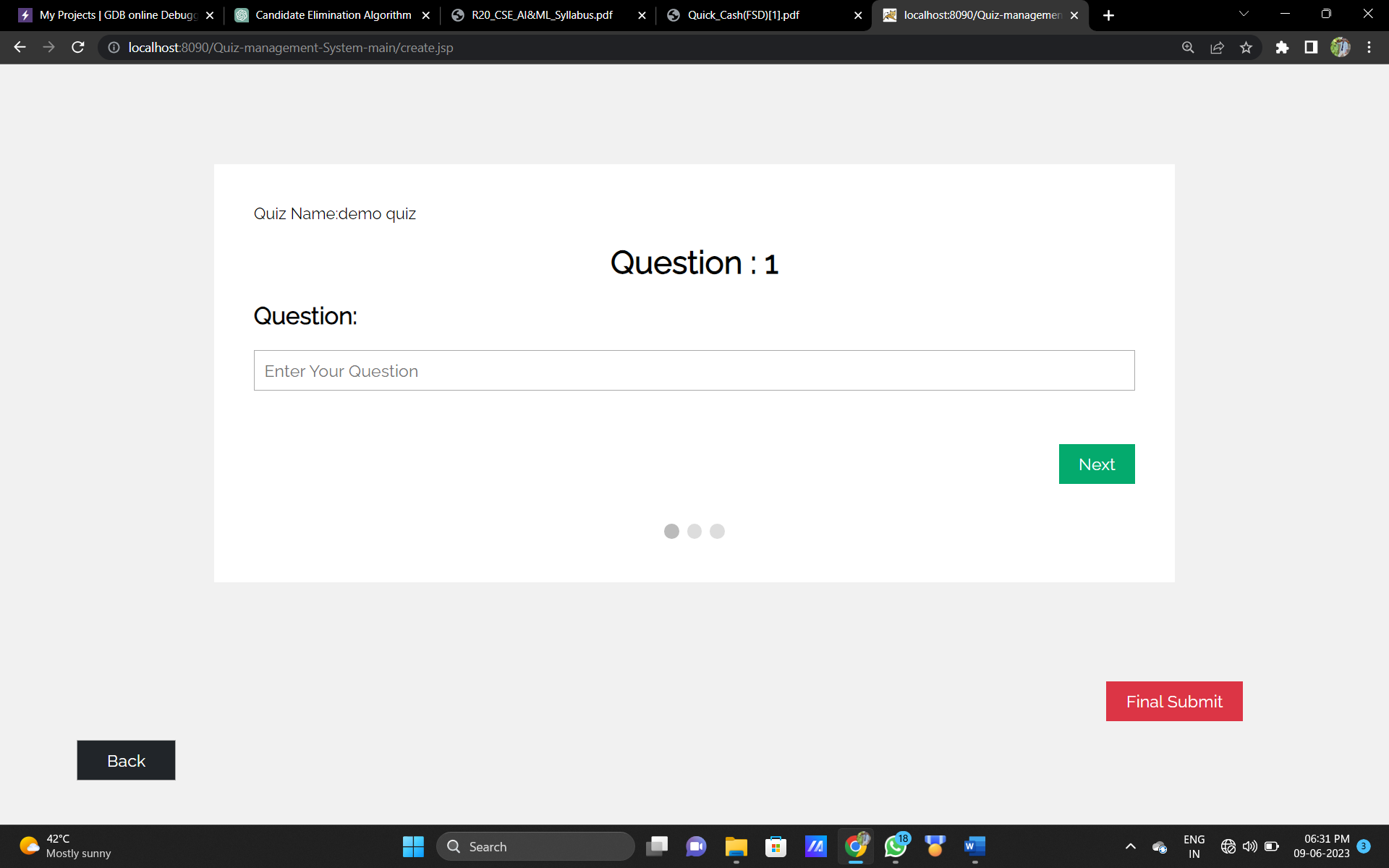 GitHub - codewithharsha/Quiz-management-System