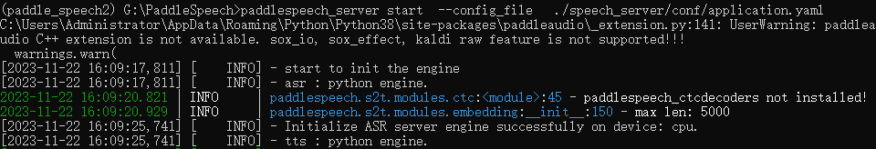 ASR 语音识别 在windows本地测试 服务端已经启动 客户端怎么能够在进行转换的同时 还能加上标点预测？ · Issue #3608 · PaddlePaddle ...