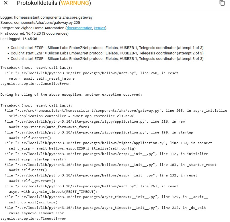 Silicon Labs Multiprotocol · Issue #91622 · home-assistant/core · GitHub