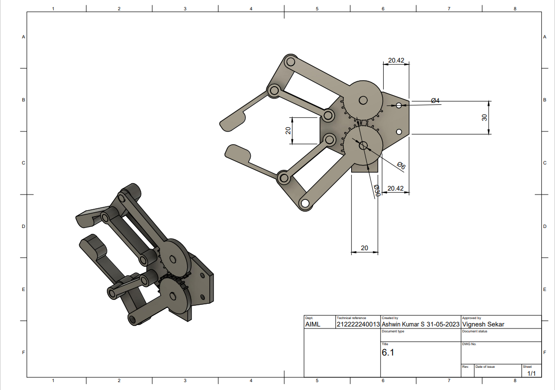 GitHub - Ashwinkumar-03/EX-No-6-1-DESIGN-THE-VARIOUS-PARTS-OF-A-MECHANICAL-COMPONENT-AND-ASSEMBLE