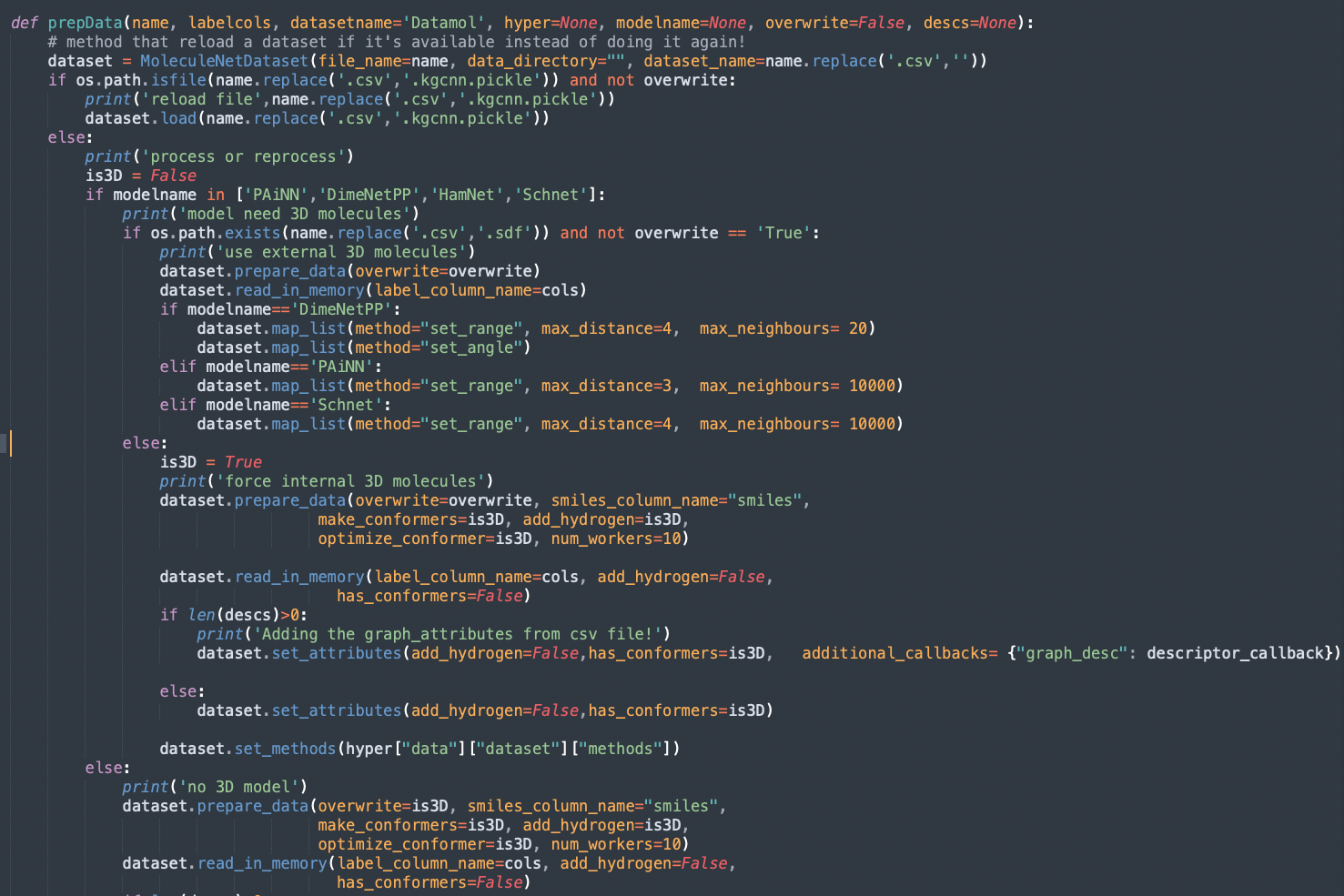 redundance data preparation cycle even with dataset.load() · Issue #74 · aimat-lab/gcnn_keras ...