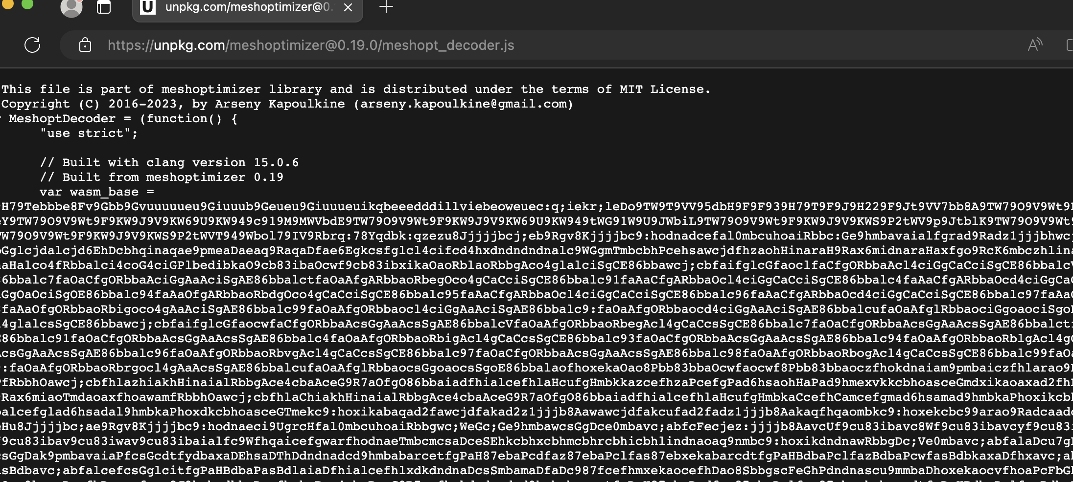 Displays of gltfpack compressed models ？？？？ are not supported · Issue #5284 · aframevr/aframe ...