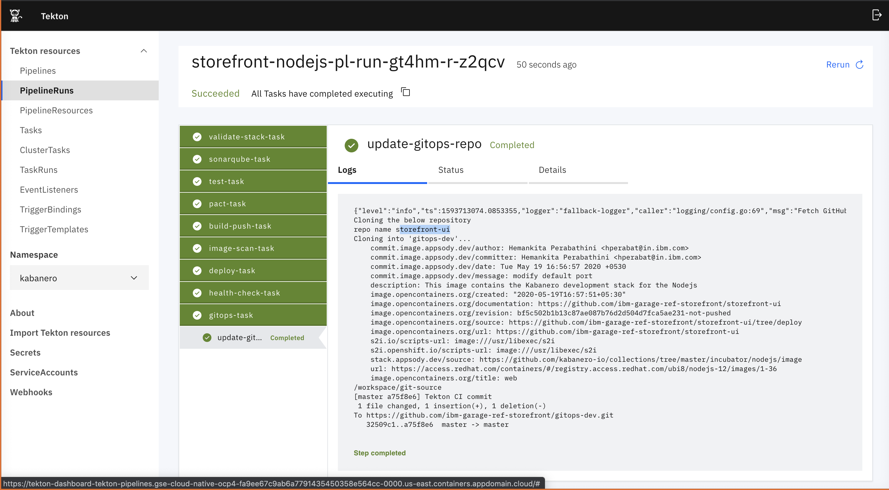 Retrofit out of the box Kabanero java-spring-boot2-* and nodejs-* pipeline · Issue #25 · ibm ...