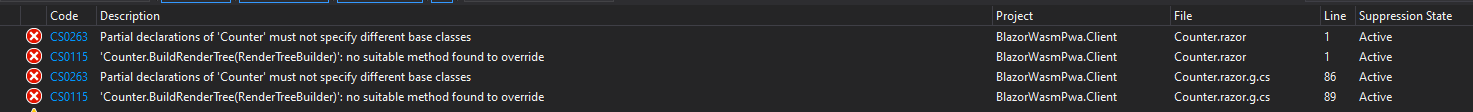 Blazor Wasm Issue With Nullable Ref Types Enabled And Component Generic