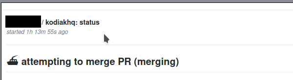 self-hosted, kodiakhq: status ⛴ attempting to merge PR (merging) · Issue #401 · chdsbd/kodiak ...