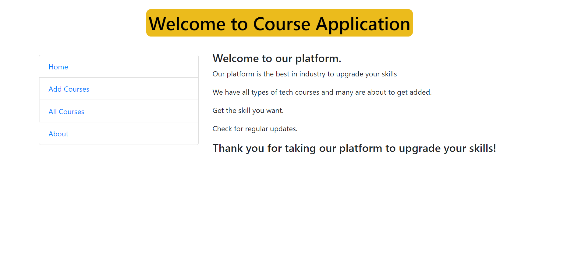 GitHub - faizankadari/CourseApplication: Java Spring-Boot React