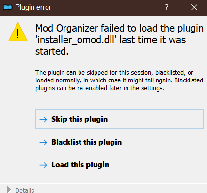 Omod installer not loading · Issue #1759 · ModOrganizer2/modorganizer · GitHub