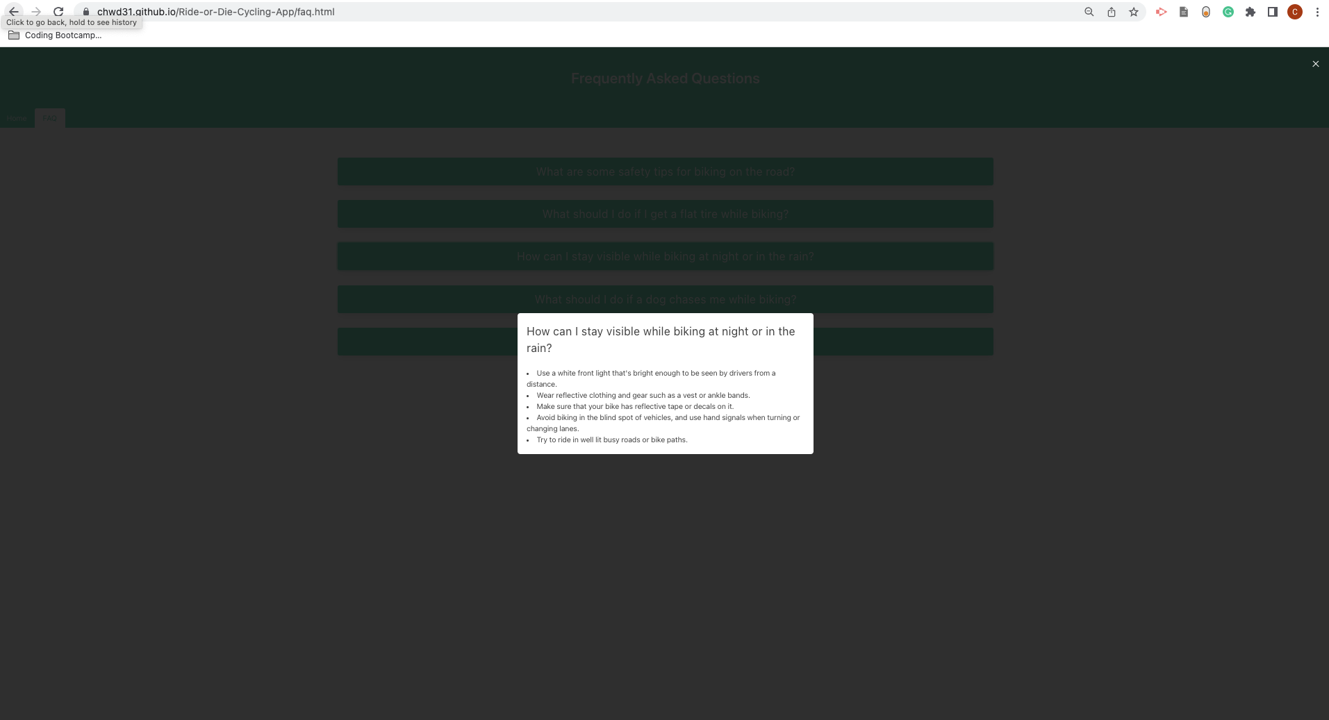 GitHub - chwd31/Ride-or-Die-Cycling-App
