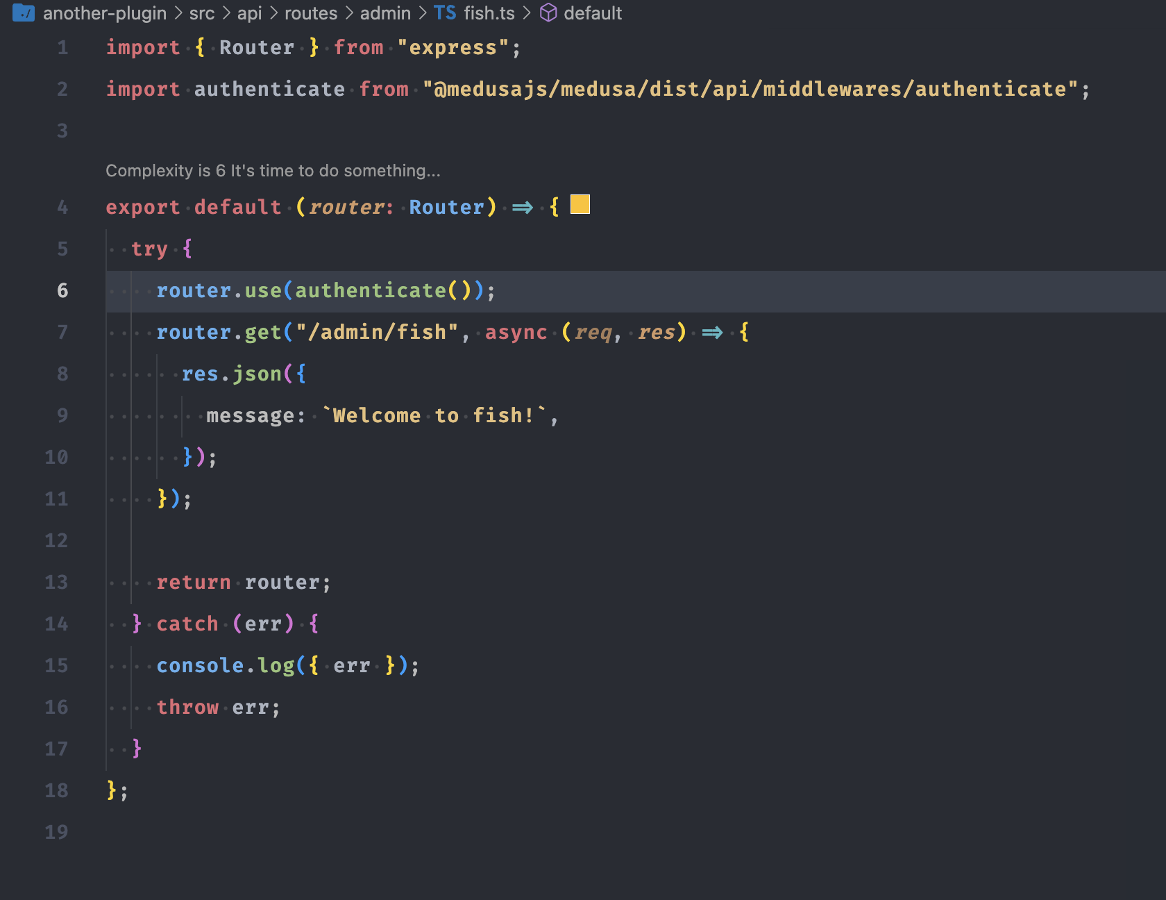 Cannot Create Route With Authentication For Custom Plugin · Issue 4683 · Medusajsmedusa · Github