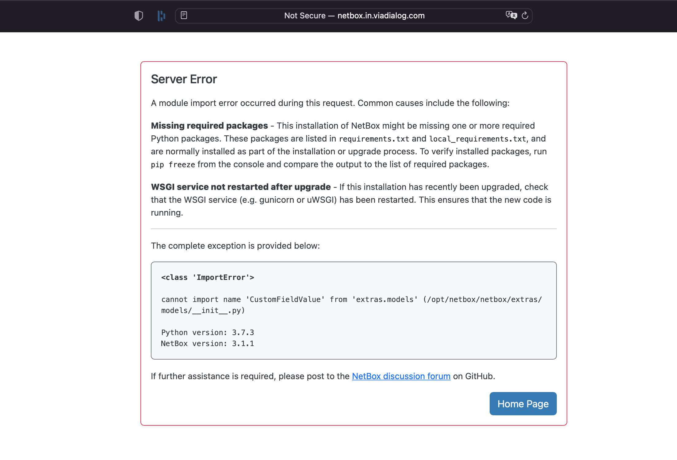 Error occurs when clicking on "reports" · Issue #8095 · netbox-community/netbox · GitHub