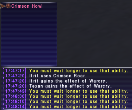 🐛 Ifrit Crimson Howl Text Issue (Low priority) · Issue #1586 · AirSkyBoat/AirSkyBoat · GitHub