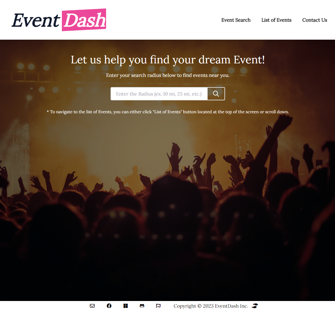 GitHub - caseyfee/EventDash: Find events near you and have Bing assist you in getting there!