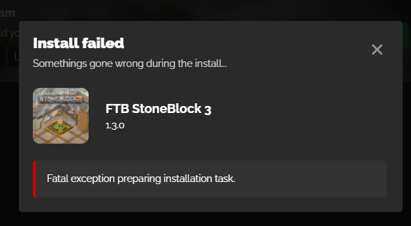 [Bug]: Install failed on all modpacks · Issue #762 · FTBTeam/FTB-App · GitHub