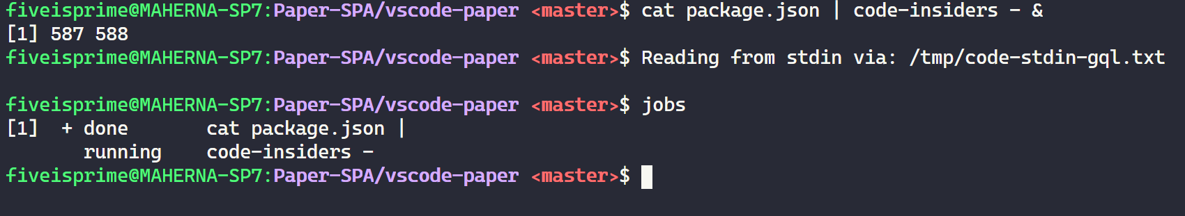 Test piping to stdin · Issue #2212 · microsoft/vscode-remote-release ...