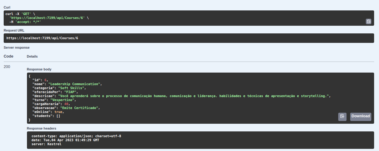 GitHub - lcsmota/CourseApi: Simple CRUD using Dapper