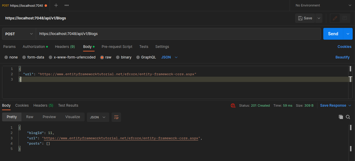 GitHub - lcsmota/BlogApi: Simple CRUD using Entity Framework Core 7