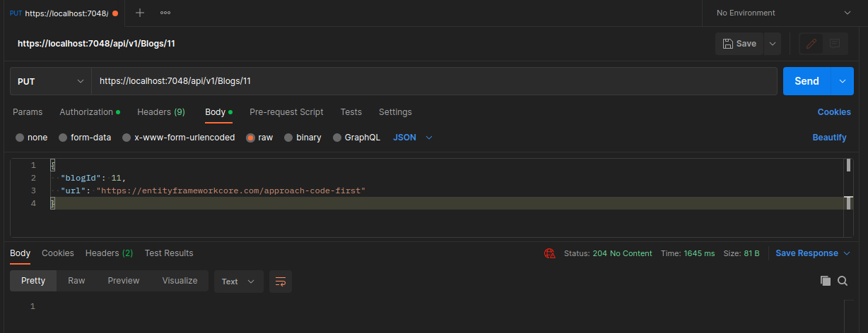 GitHub - lcsmota/BlogApi: Simple CRUD using Entity Framework Core 7