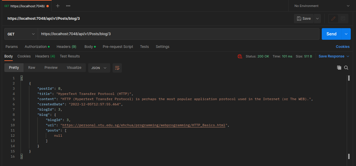 GitHub - lcsmota/BlogApi: Simple CRUD using Entity Framework Core 7