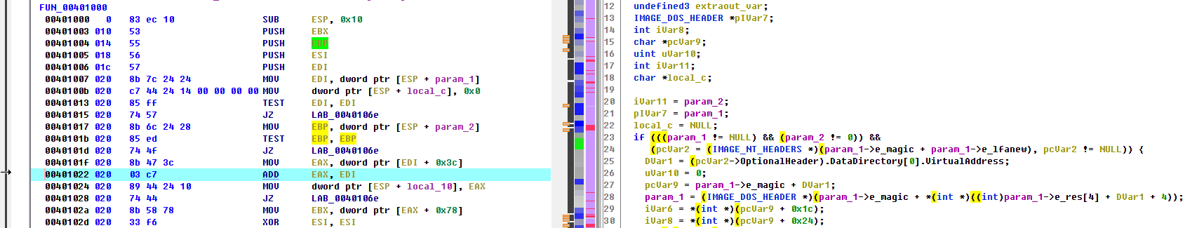 Decompiler output incorrect; structure pointer field value used instead of its address · Issue ...