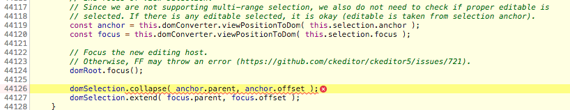 CKEditor give error when someone mention another with Tribute (plugin ...