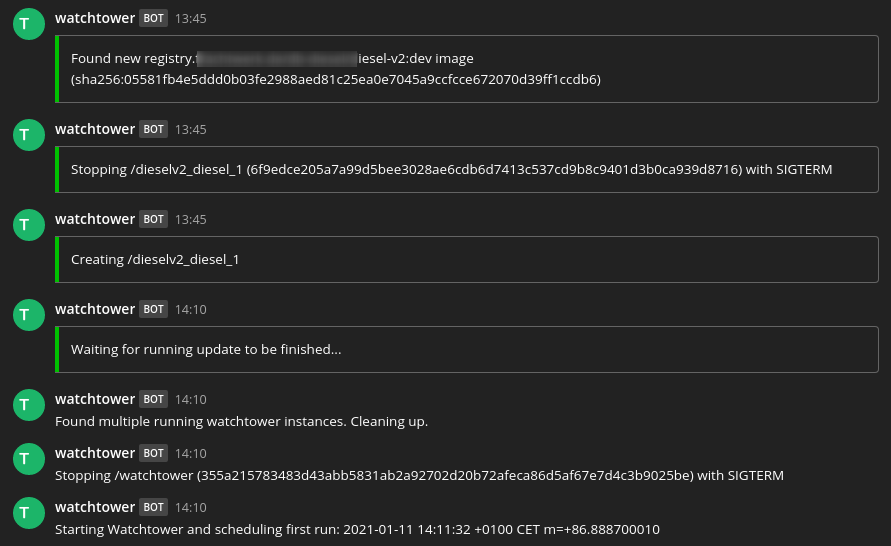 watchtower does not start with mattermost notification web hooks since 1.1.6 · Issue #755 ...