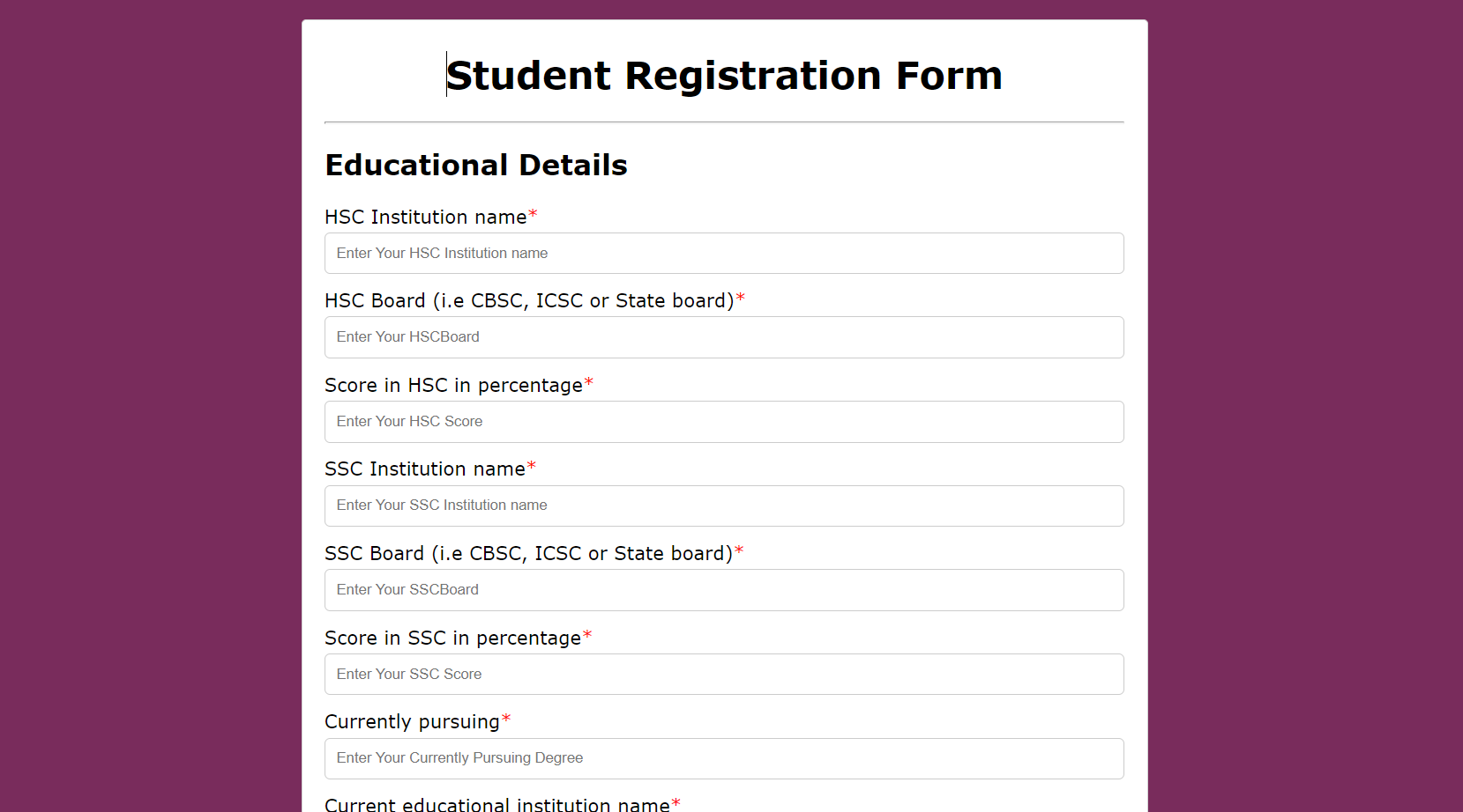 GitHub - sunyabasi2001/Multi-page-registration-form