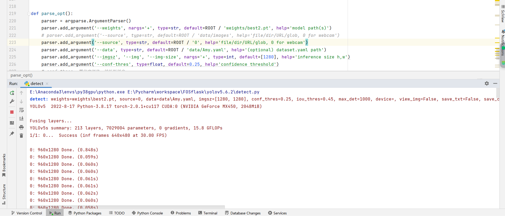 detect.py中 imgsz改为1280后检测无结果 · Issue #11985 · ultralytics/yolov5 · GitHub