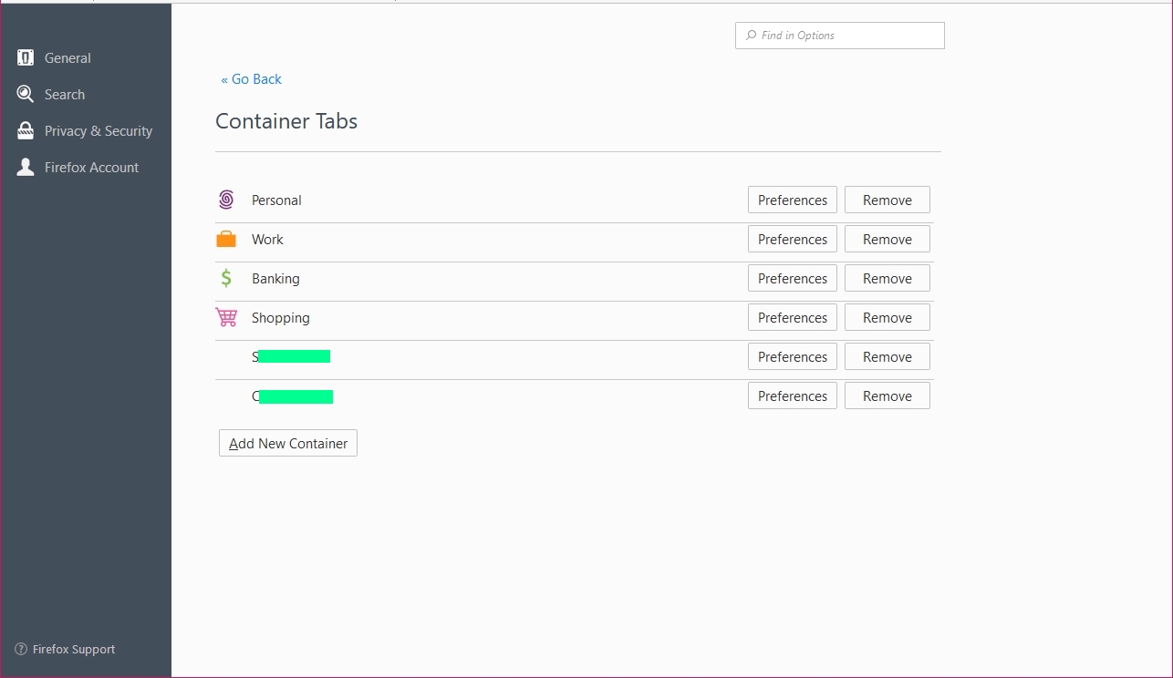 Custom containers no icons displayed · Issue #928 · mozilla/multi-account-containers · GitHub
