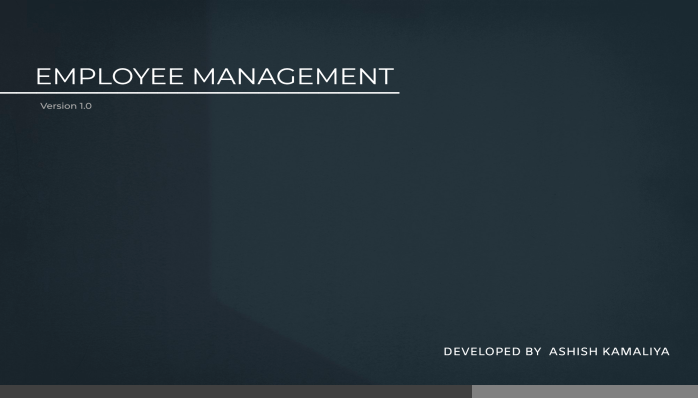 GitHub - Ashishkamaliya/Employee-Management: Employee Management ...