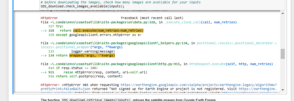 problem with SDS_download.py · Issue #357 · kvos/CoastSat · GitHub