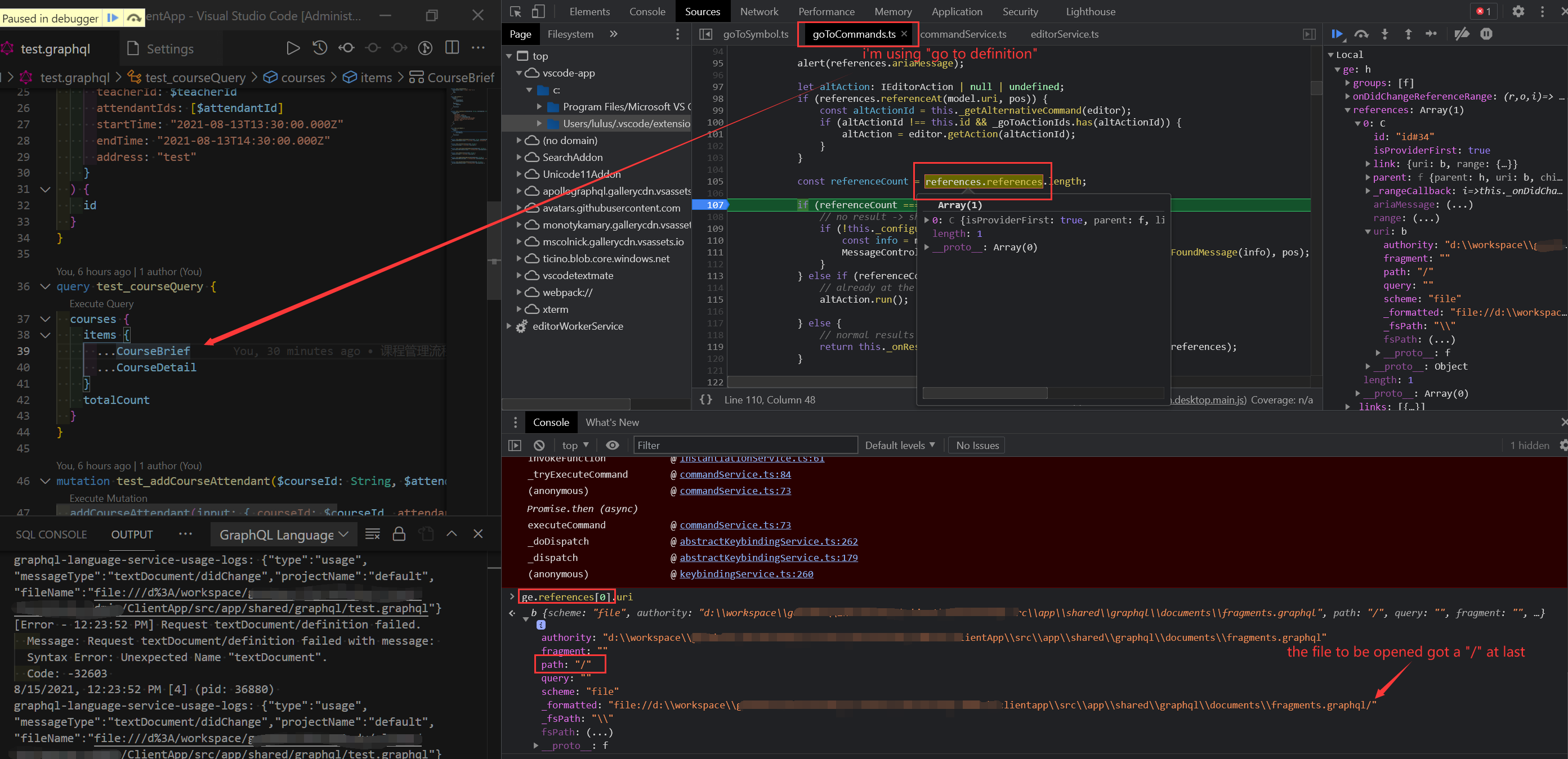 Go To Definition Not Working Issue 266 Graphql vscode graphql GitHub
