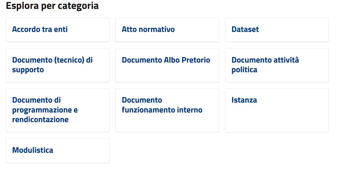 Assenza template per i tipi documento (documenti e dati) · Issue #277 · italia/design-comuni ...