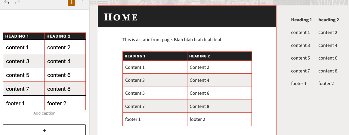 Textbook theme: table styling not applied to tables in widget area · Issue #5124 · Automattic ...