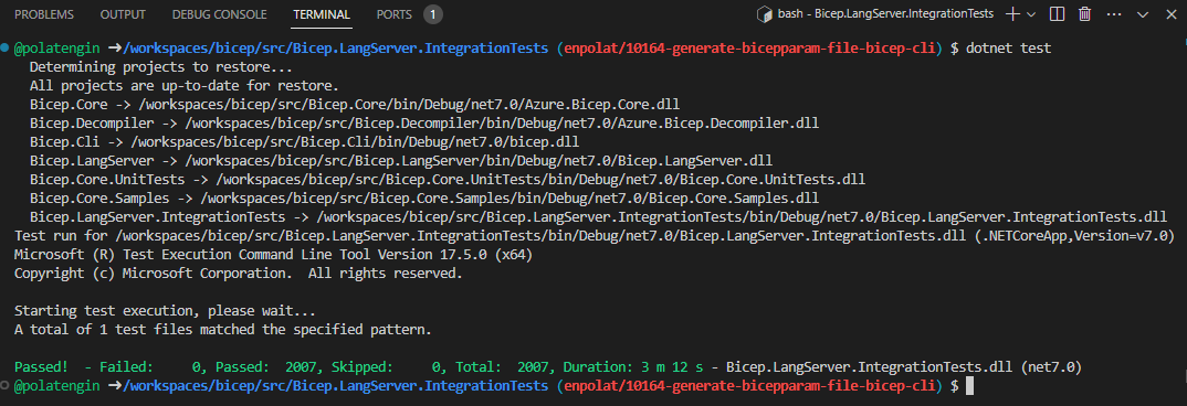 Add Vs Code Action To Generate A Bicep Parameter File · Issue 10164 · Azurebicep · Github