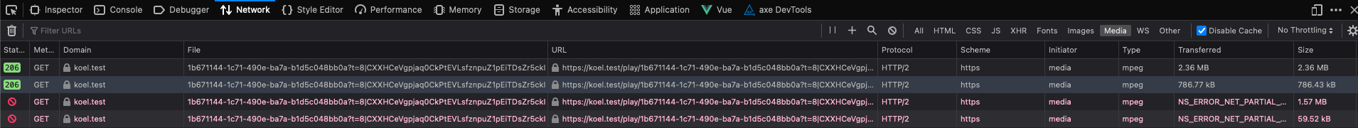 When using firefox, some songs can't be played to the end · Issue #1656 · koel/koel · GitHub