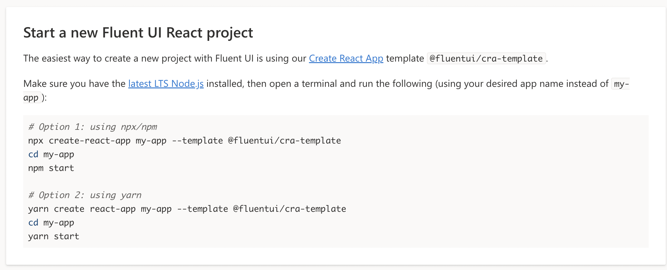 Bug Npm Install Fails In Newly Created App · Issue 22462 · Microsoftfluentui · Github