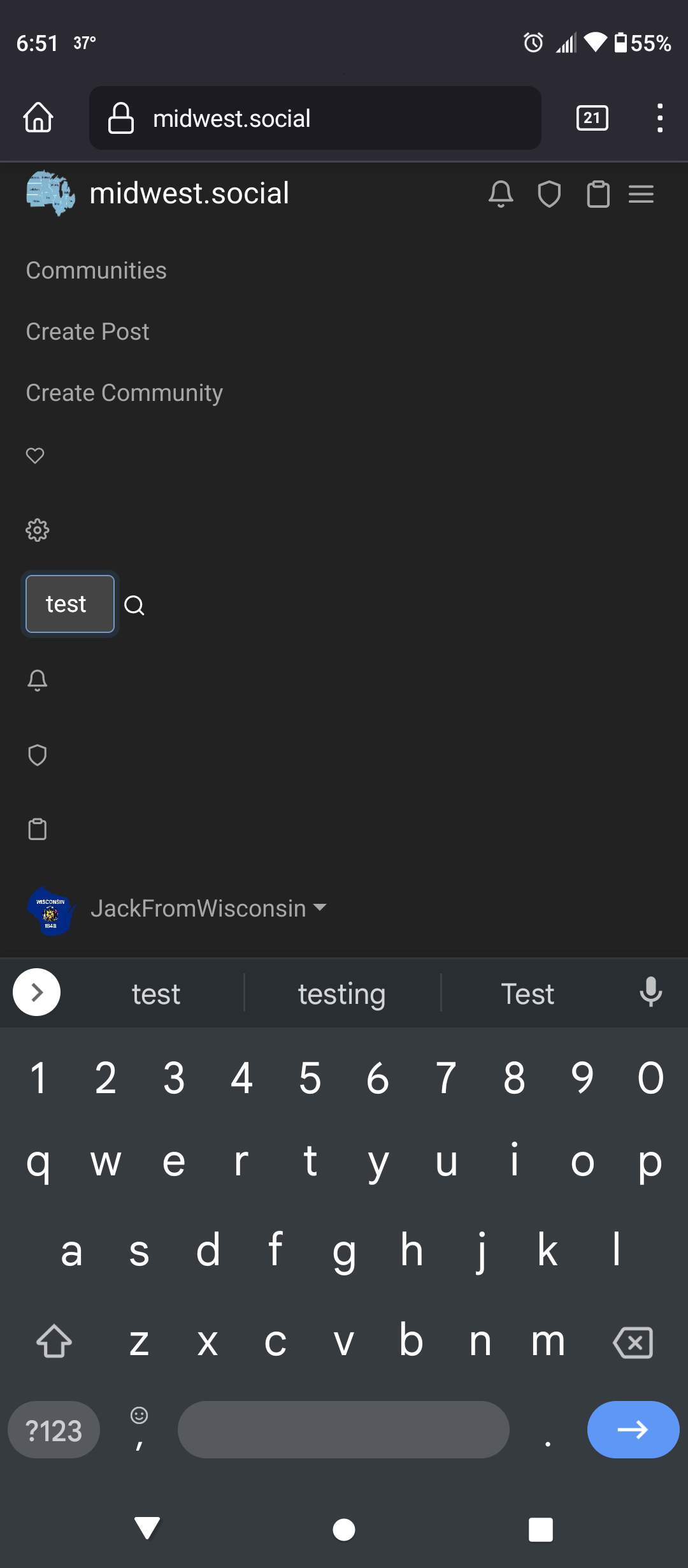 search bar doesn't work on mobile · Issue #931 · LemmyNet/lemmy-ui · GitHub