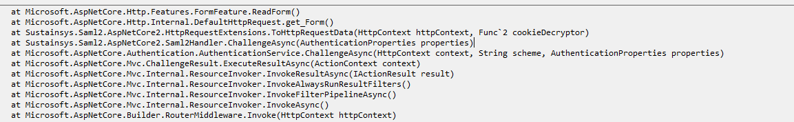 Error from Saml2 when my JWT token expires · Issue #1160 · Sustainsys/Saml2 · GitHub