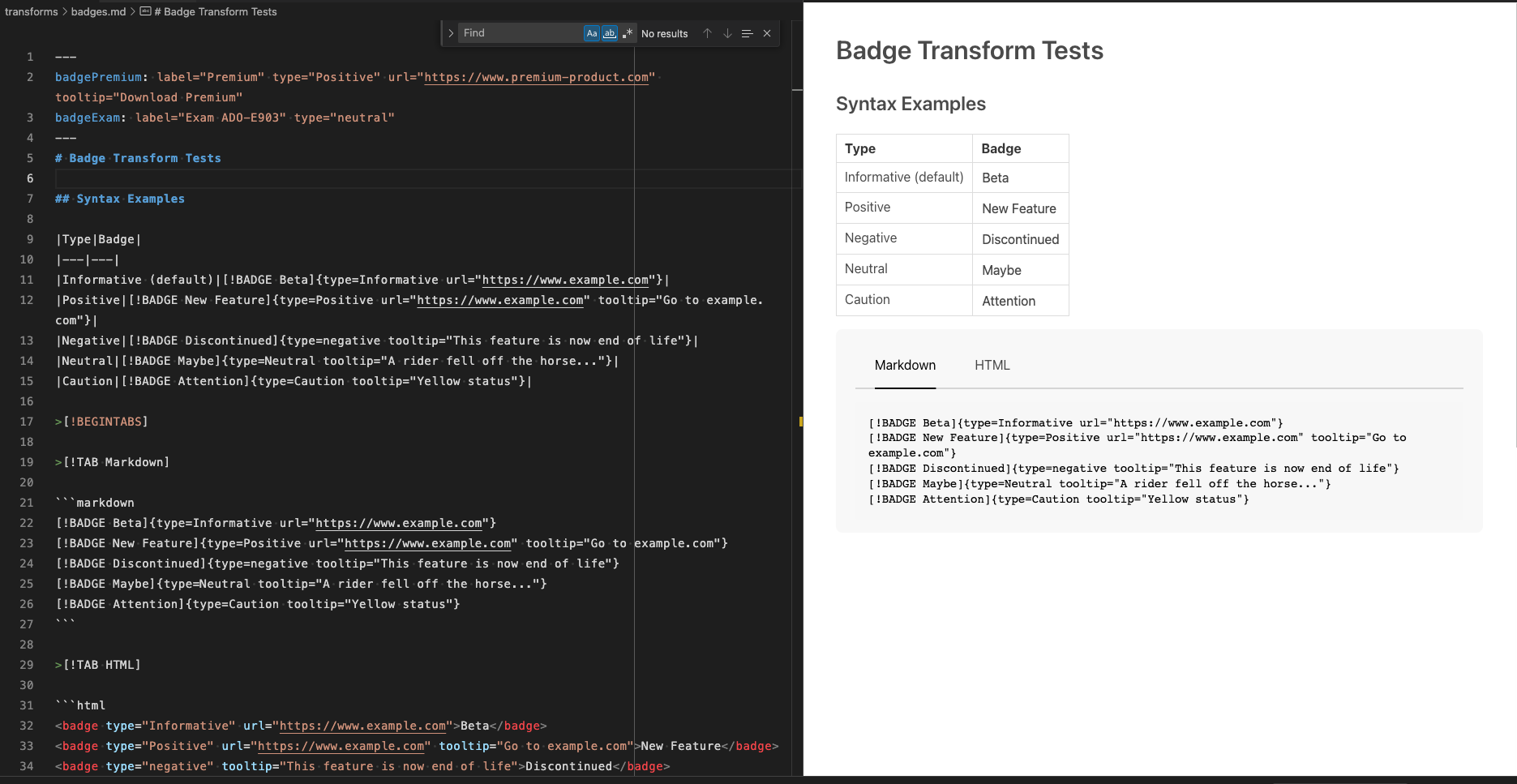 Support badges in preview · Issue #5 · AdobeDocs/adobe-markdown-authoring · GitHub