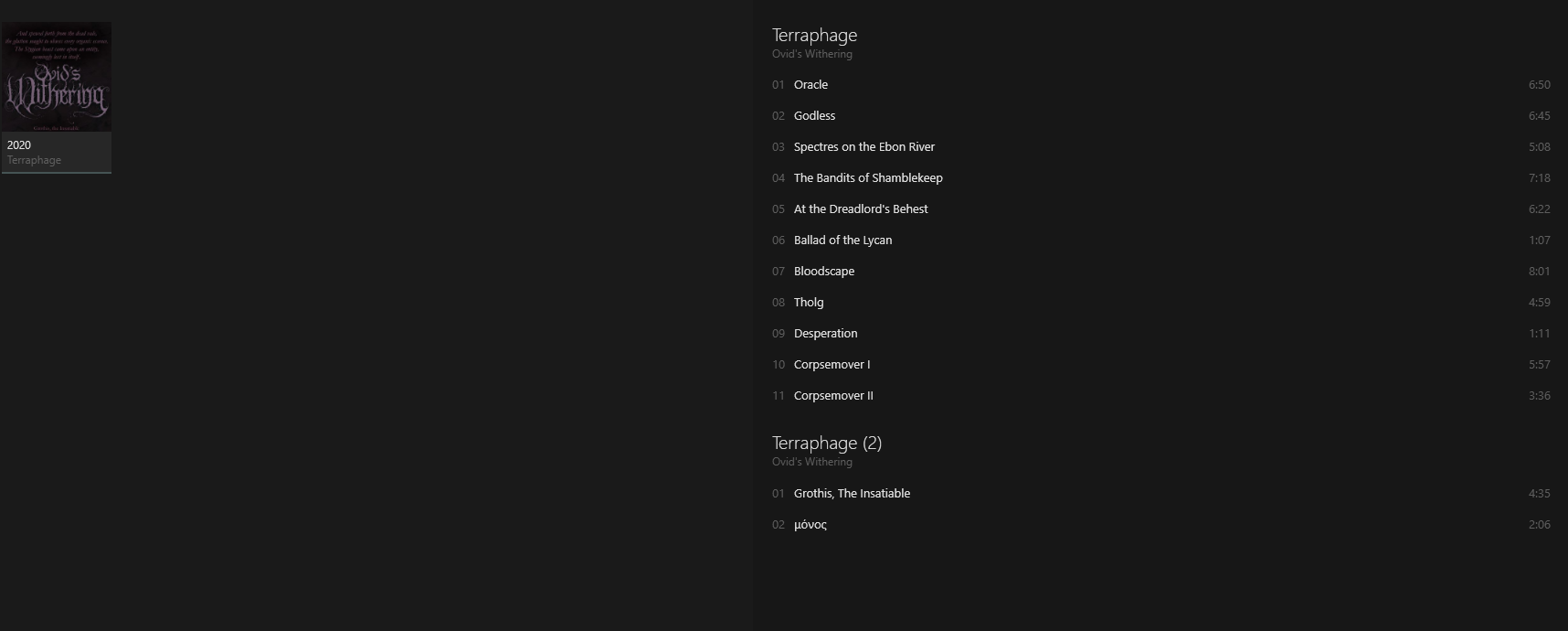 Releases with the same name by the same artist are grouped as one · Issue #354 · digimezzo ...