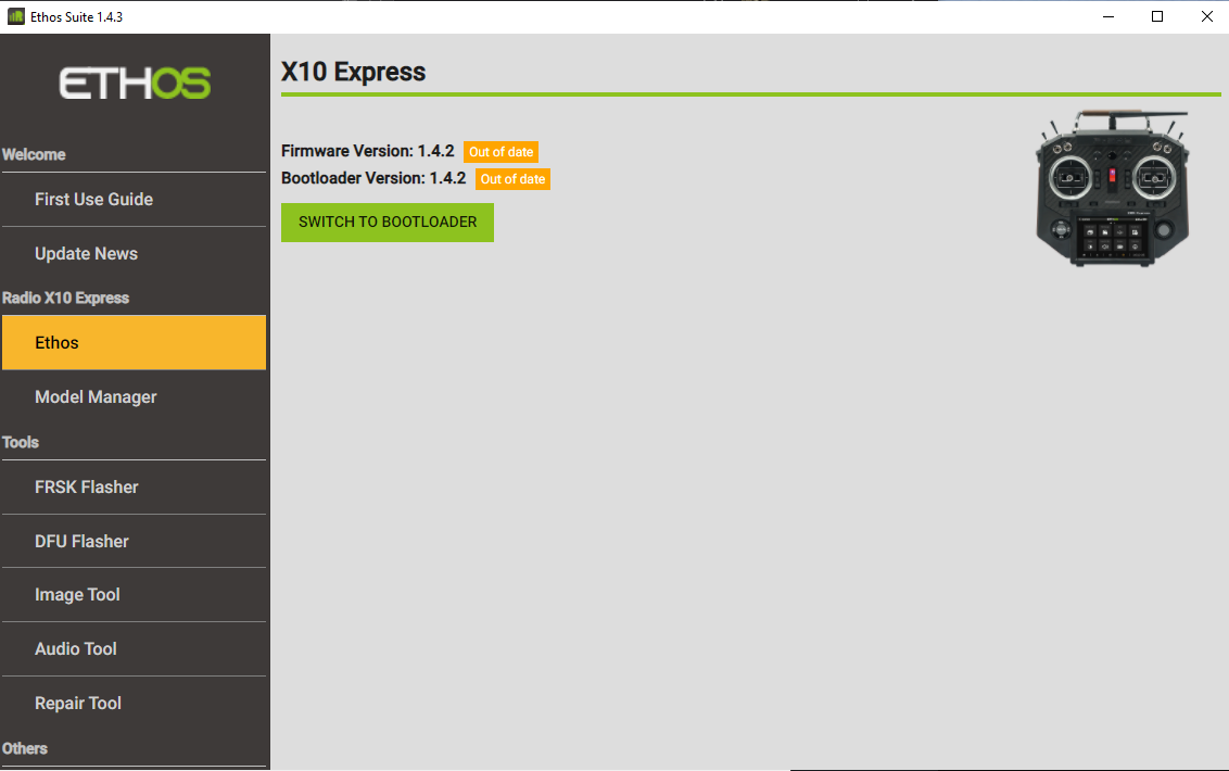 X10S Express - can't update via Ethos Suite · Issue #2113 · FrSkyRC/ETHOS-Feedback-Community ...